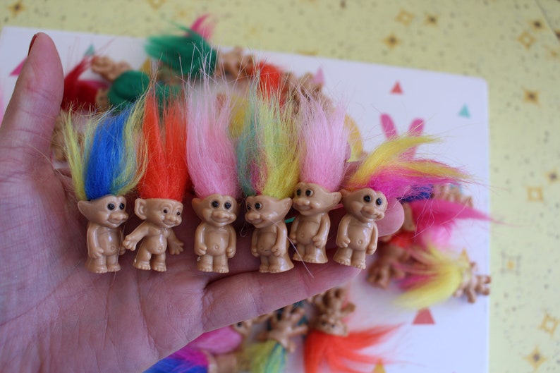 Vintage Mini TROLL Doll....collectible. troll. 1980s. 1990s. | Etsy