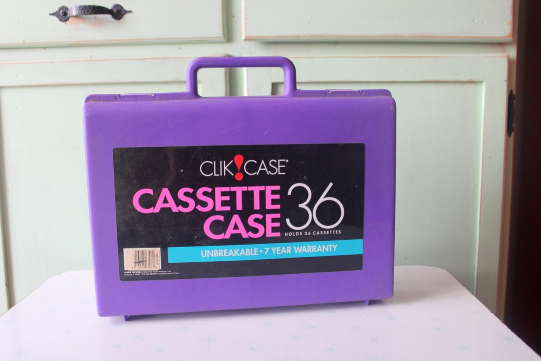 Vintage Cassette Holder 80s 1990s Music Library Home Office Studio ...