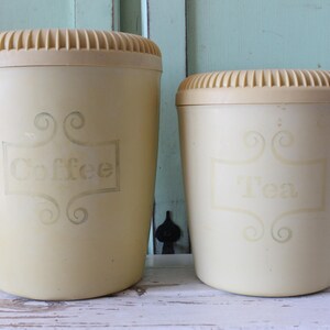 1970s TEA and COFFEE Canisters Set...set of 2. 1960s Home. 1970s Home ...