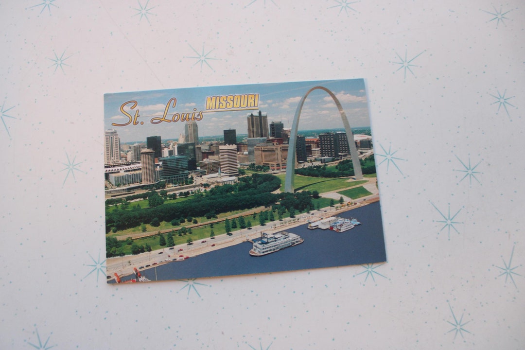 Vintage St Louis MISSOURI Postcard.....retro. City. Art. Home Decor ...