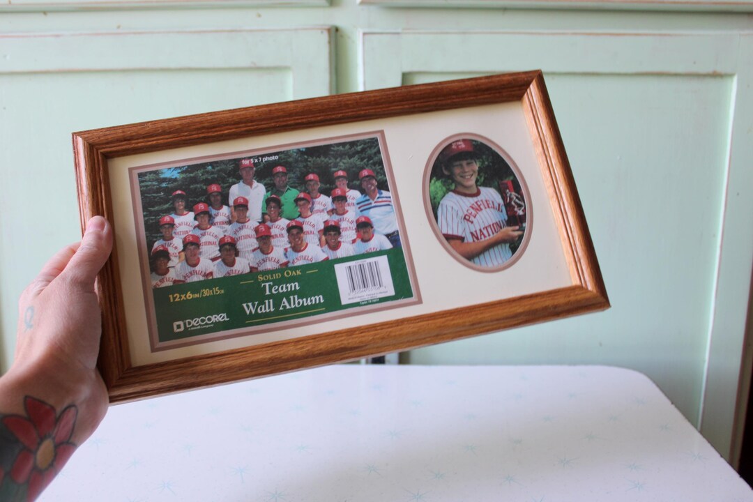 1980s Vintage Solid Oak Collage Picture Frame (12 X 6) - Etsy