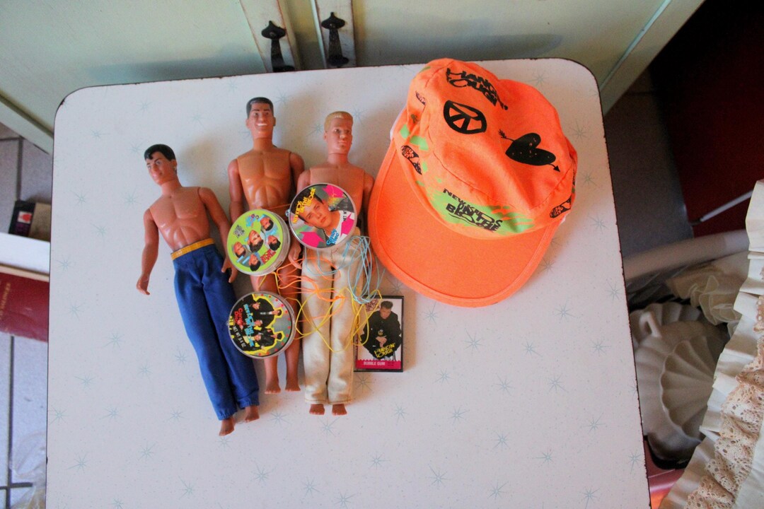 1990s NEW KIDS on the BLOCK Dolls Cap Hat Novelty Lot....nkotb. Jordan ...