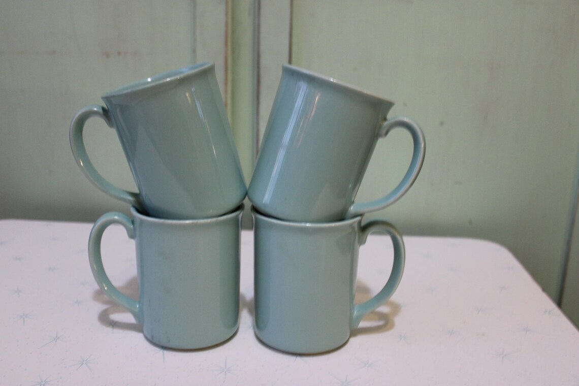 Vintage 1960s Corning Coffee Mug Set: Retro Atomic Kitchenware - Etsy