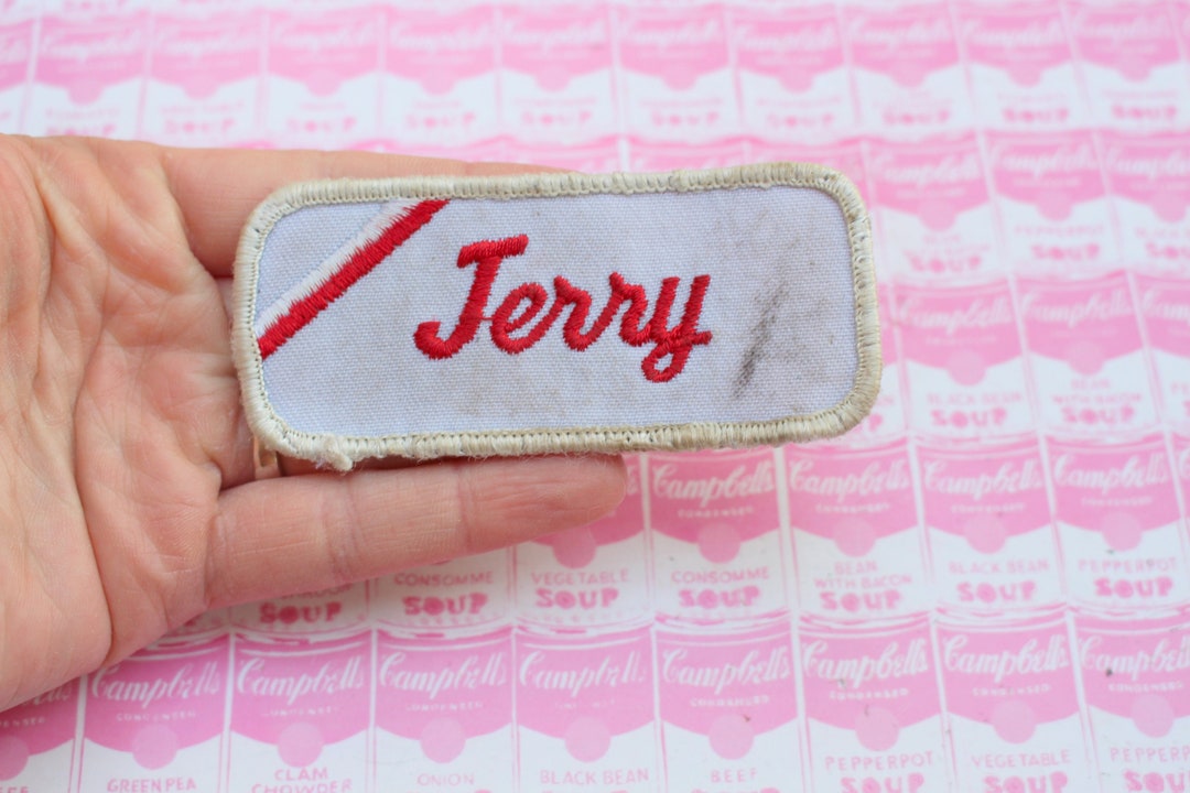 Vintage 70s/80s "jerry" Name Patch - Etsy