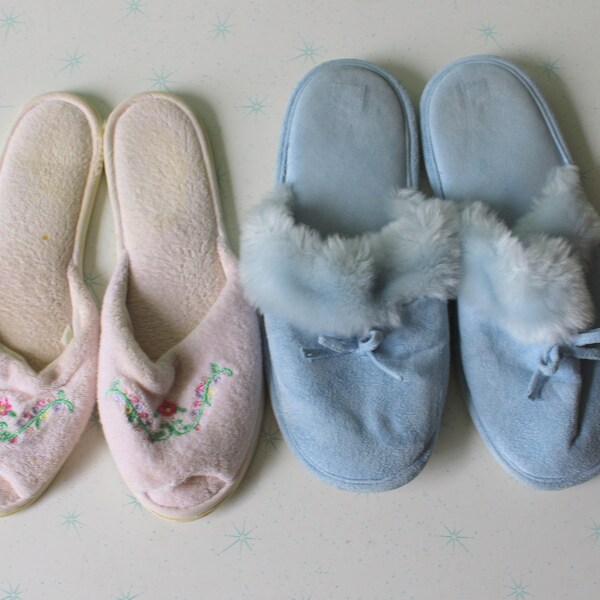 Vintage Slippers - Etsy