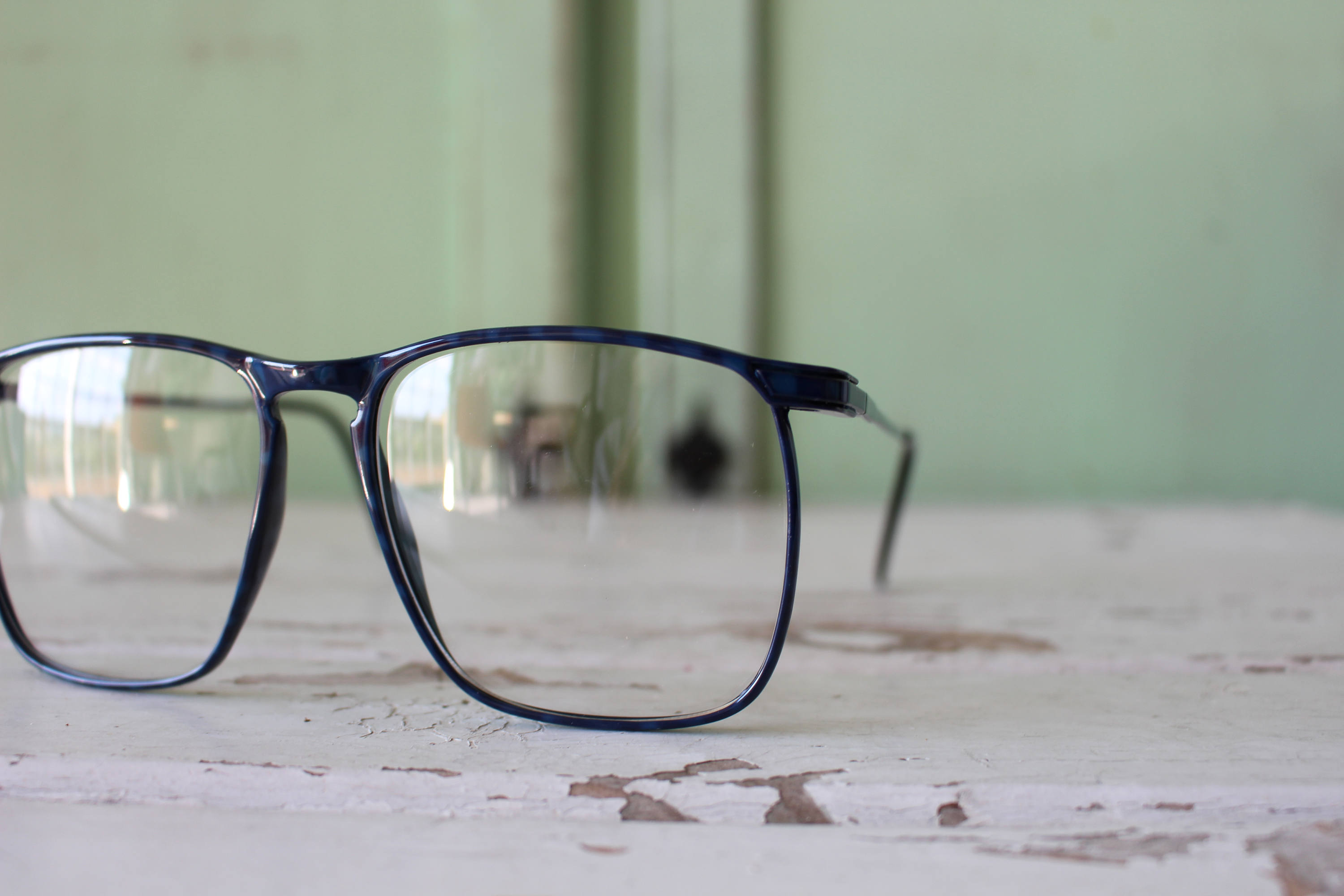 1970s RETRO BLUE Glasses...nos. New Old Stock. Optical. - Etsy