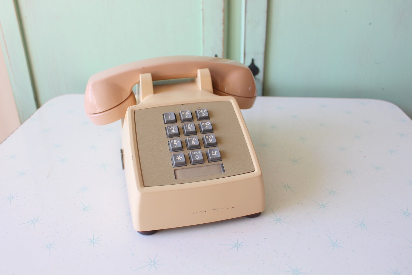 1960s 1970s Beige Cream Rotary Telephone....retro. Diner. Rad. - Etsy