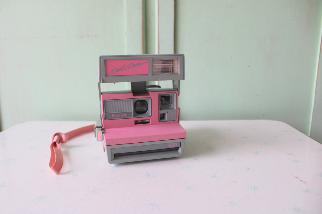 1980s Vintage PINK POLAROID Cool Cam Camera......retro. Photo Prop ...