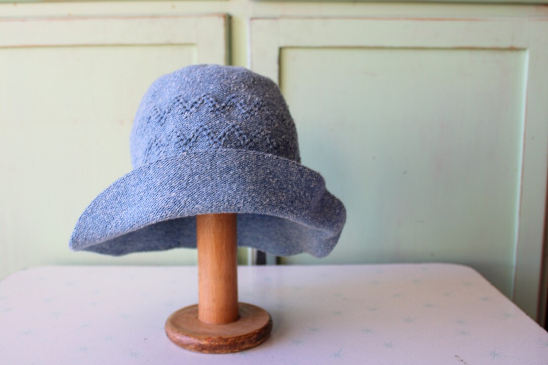 Vintage Floppy 80s 90s Hat..designer. Beach. Travel. Summer. Spring ...