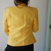 Vintage YELLOW Designer Jacket...size Medium Womens....gogo. - Etsy