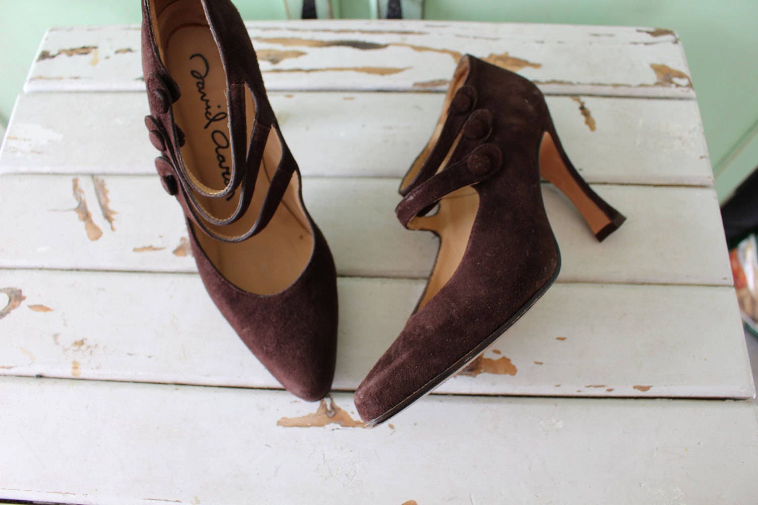 Vintage DESIGNER Fancy Heels...size 5 Womens..heels. Pumps. - Etsy ...