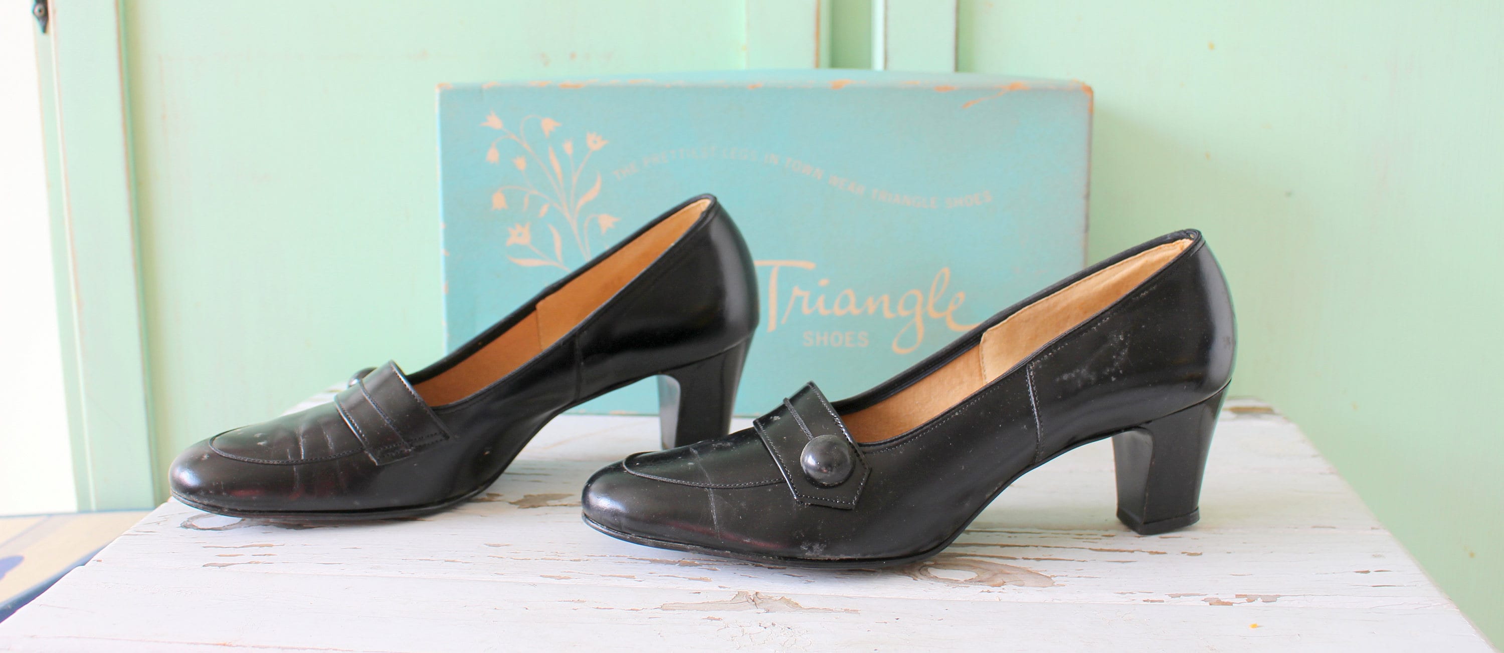 1960s LOAFER Heels..size 6.5 womens...pumps. shoes. glam. | Etsy