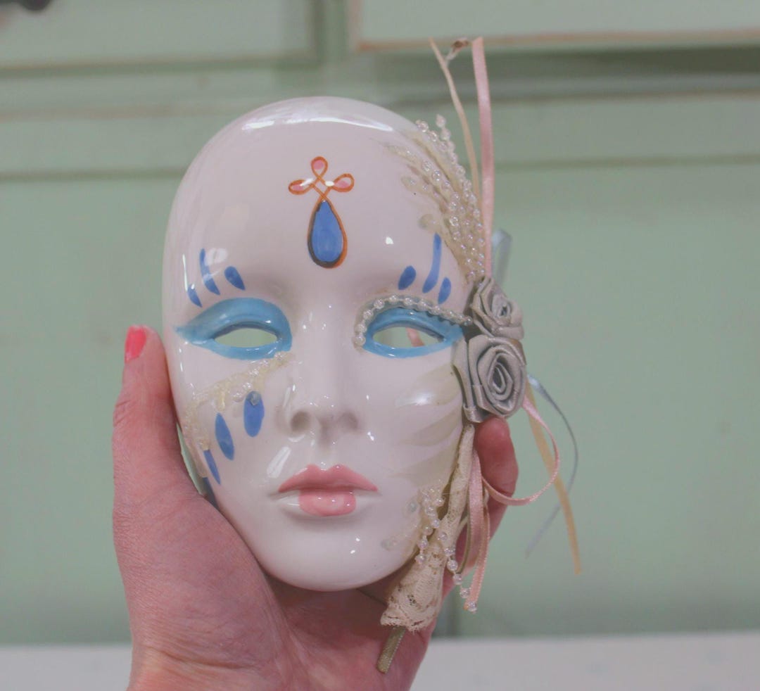 Vintage THEATER MASK Mime Wall Art...masquerade. Ballerina. Festive ...