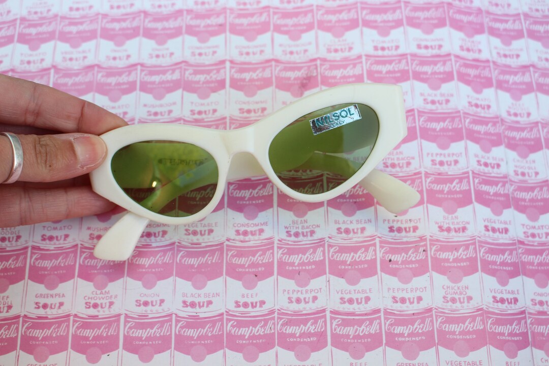 Vintage NISOL Cateye Sunglasses: 1950s-60s Mod Eyewear - Etsy