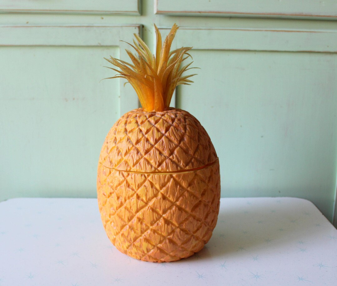 1960s Atomic Vintage PINEAPPLE Jar....retro. 1970s Kitchen. Jar With ...