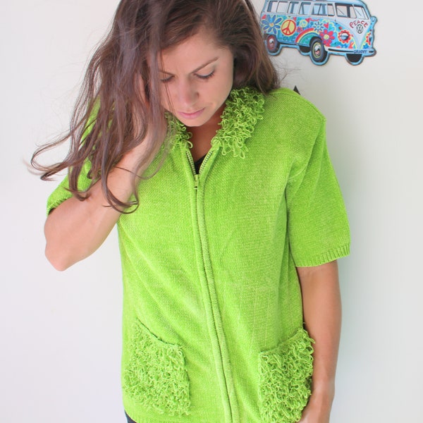 Lime Green Crop Top - Etsy