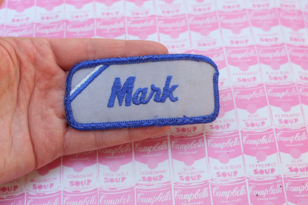 Vintage 'mark' Name Patch - 1970s/80s Costume Accessory - Etsy