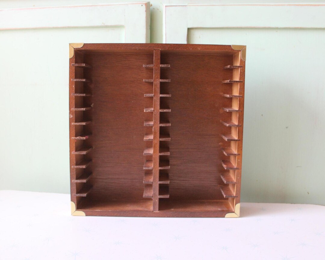 Vintage Cassette Holder Shelf 1980s Music Library Home Office Studio ...
