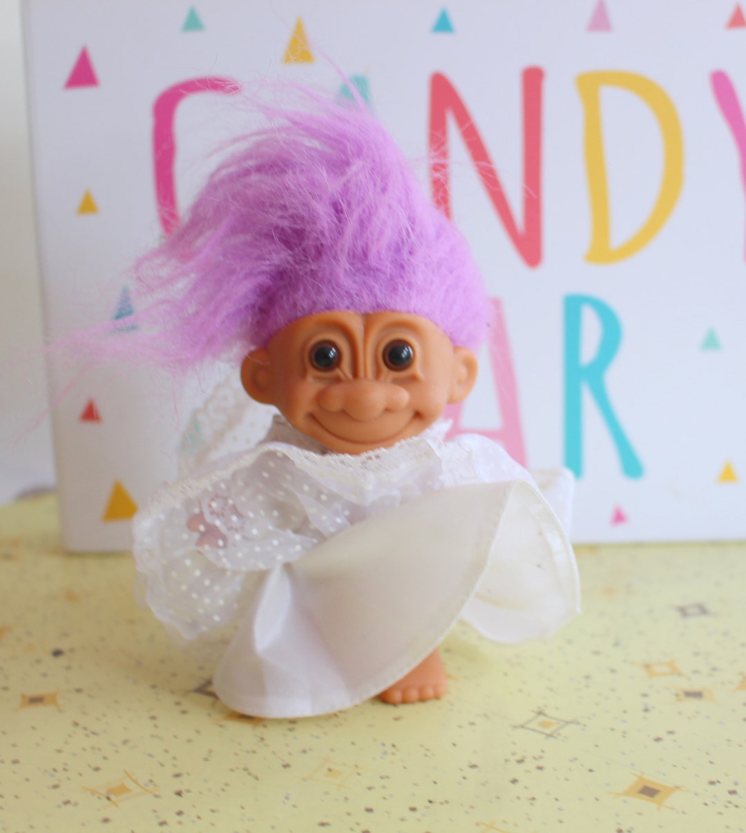 Vintage TROLL Doll....bride. Troll. 1980s. 1990s. Kitsch. Retro ...