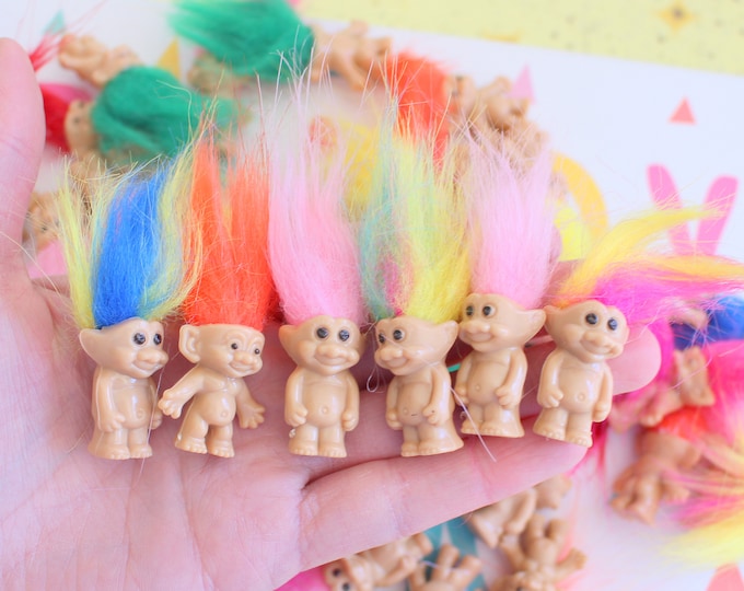 Vintage TROLLS Doll Set...doll. Collectible. Troll. 1980s. 1990s ...