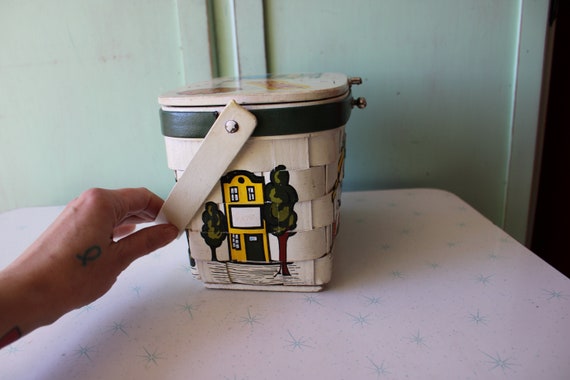 1970s Retro Wooden Sunshine Groovy Box Purse....summe… - Gem