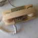 1960s 1970s Creamy Yellow Rotary Telephone...retro. Diner. Rad. 1960s ...