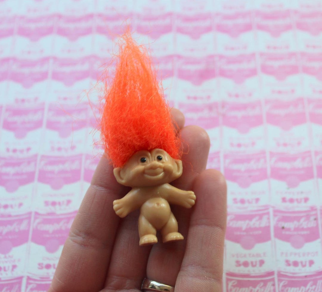 Vintage TROLL Doll Magnet.....collectible. 80s. 1990s. Kitsch. Retro ...