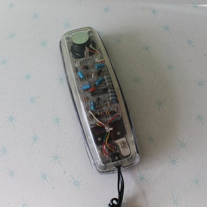 1980s CLEAR Telephone....retro. Mod. Diner. Rad. 80s Phone. Collectible ...