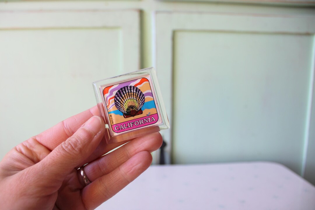 Vintage CALIFORNIA Souvenir Novelty State Magnet....retro Housewares ...