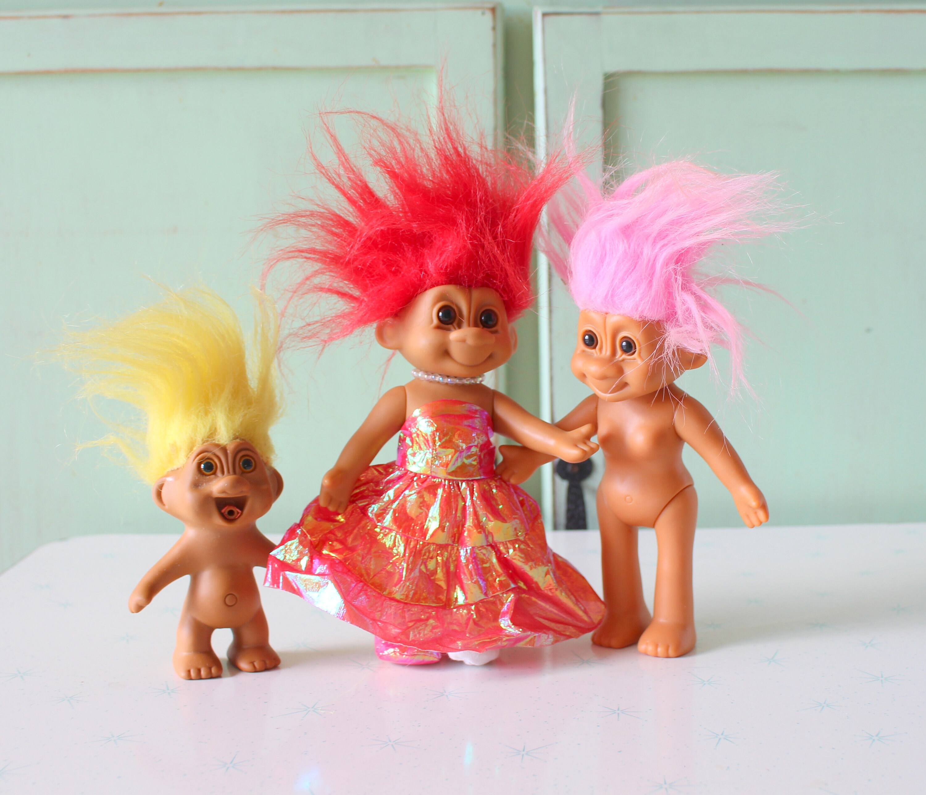 Vintage TROLLS Doll Set...doll. Collectible. Troll. 1980s. - Etsy