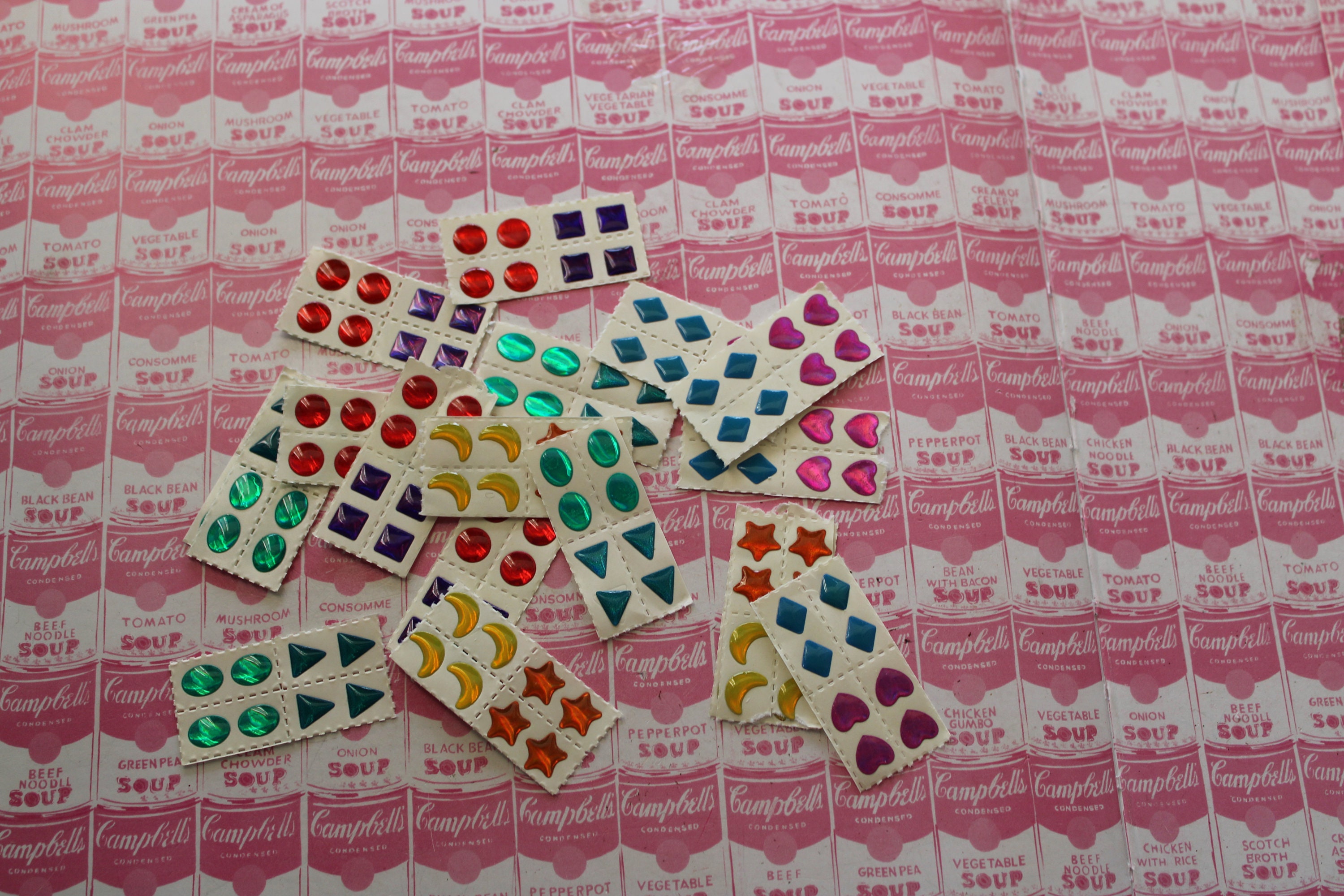 Vintage 80s Stick-on Gem Earrings Lot: Retro Bling Party Favors - Etsy