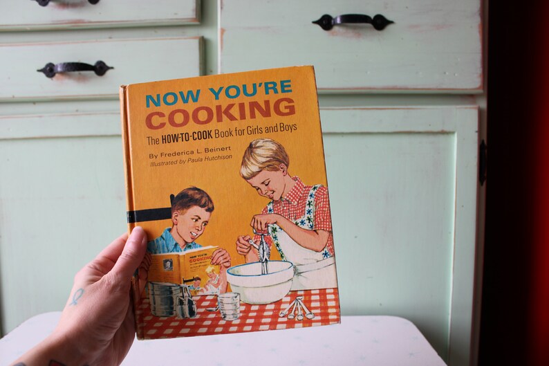 1967 Kids Cookbook: Now You're Cooking, First Edition - Etsy