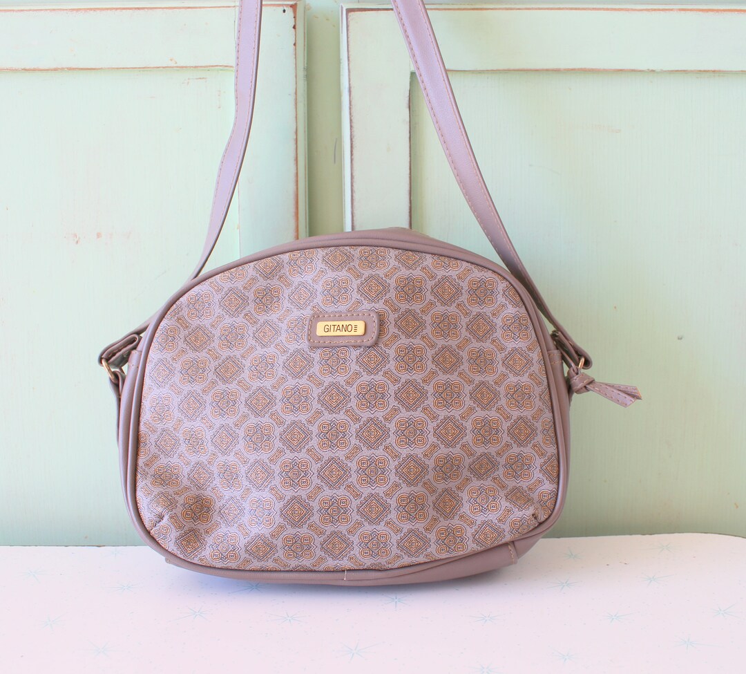 1980s GITANO Purse....retro. Handbag. Clutch. Shoulder Bag. Gray. Fancy ...