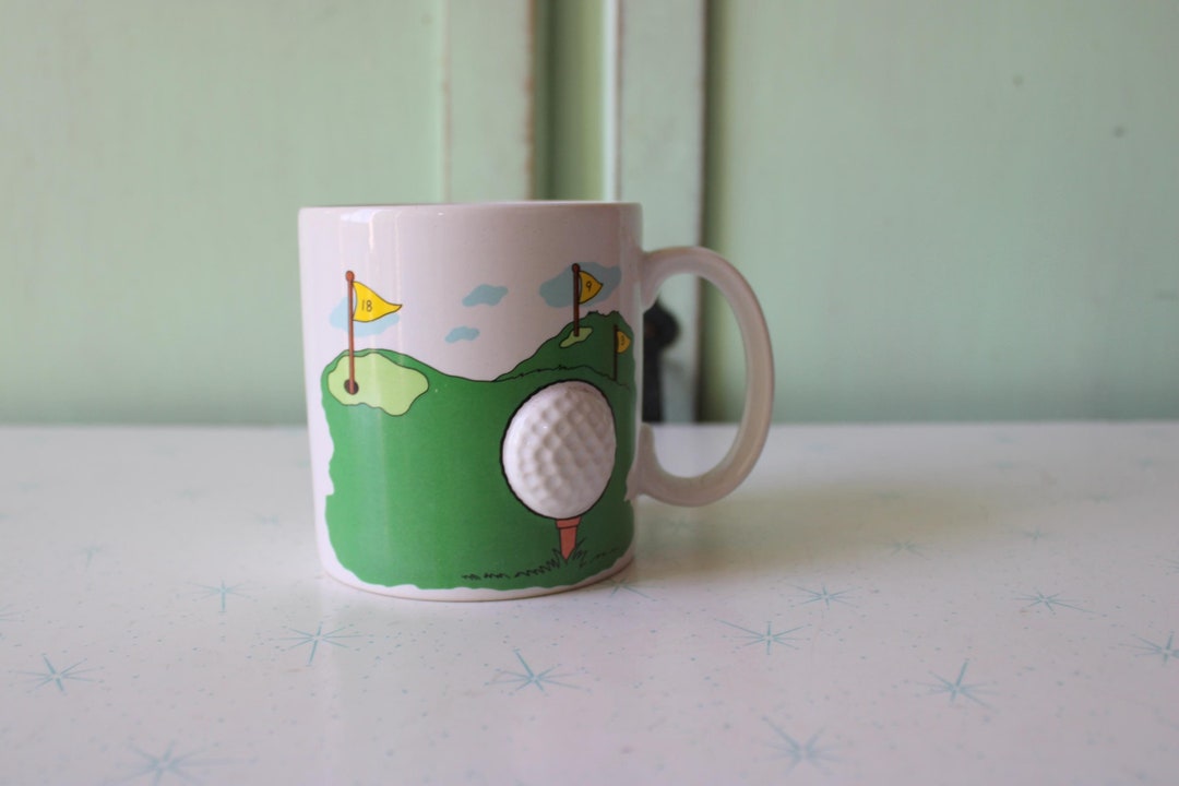 80s Vintage Classic GOLF Coffee Mug.....drink. Novelty. Sports. Tea ...