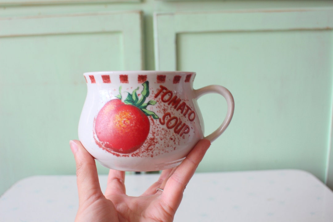 Vintage Tomato Soup Mug: Retro Kitsch Bowl, 1960s-70s - Etsy