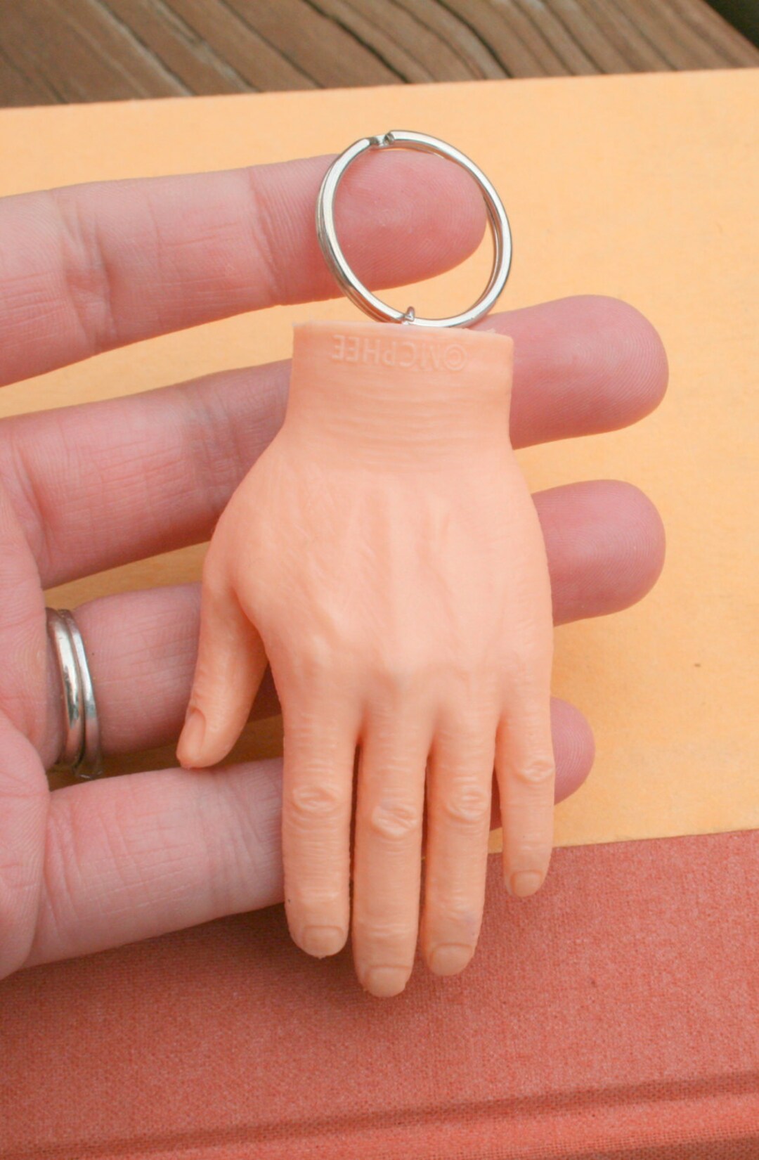 The HAND Keychain...finger Puppet. Space Craft. Retro. Kitsch. Horror ...