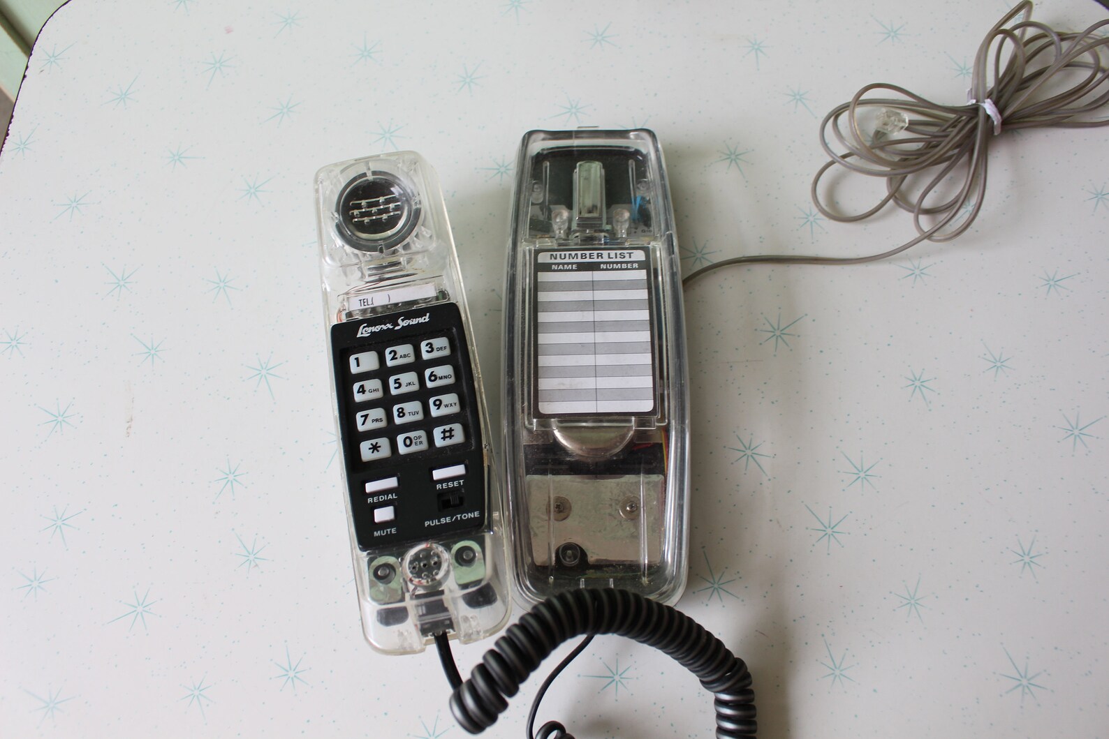 1980s CLEAR Telephone....retro. Mod. Diner. Rad. 80s Phone. - Etsy