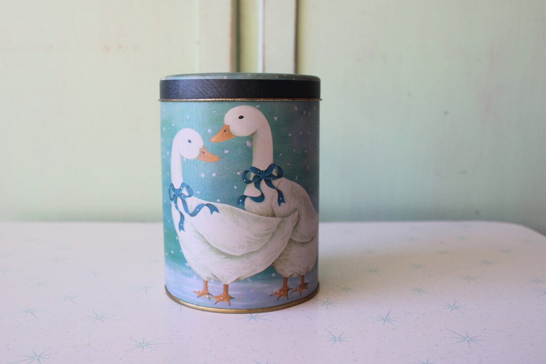 RETRO 1980s Set DUCK Tin Jar Canister.....retro Kitchen. Groovy ...