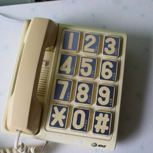 Vintage Yellow Desktop Telephone: Retro 1980s Decor (as Is) - Etsy UK