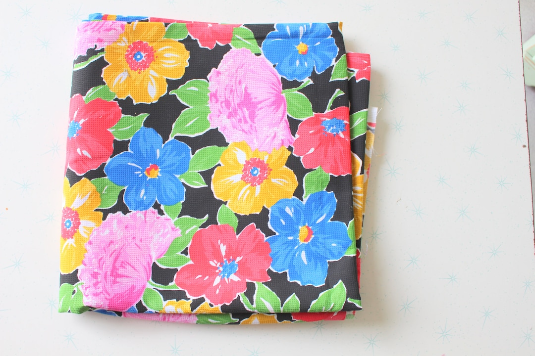 Vintage RETRO RAD Fabric....vintage Supplies. Retro Supply. Retro ...