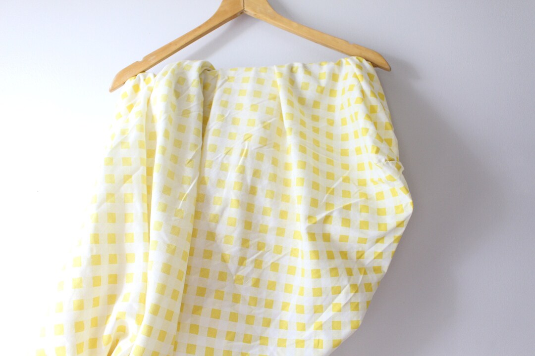 Vintage Retro Checkered Print Fitted Sheet...1970s. 60s. Retro. Atomic ...