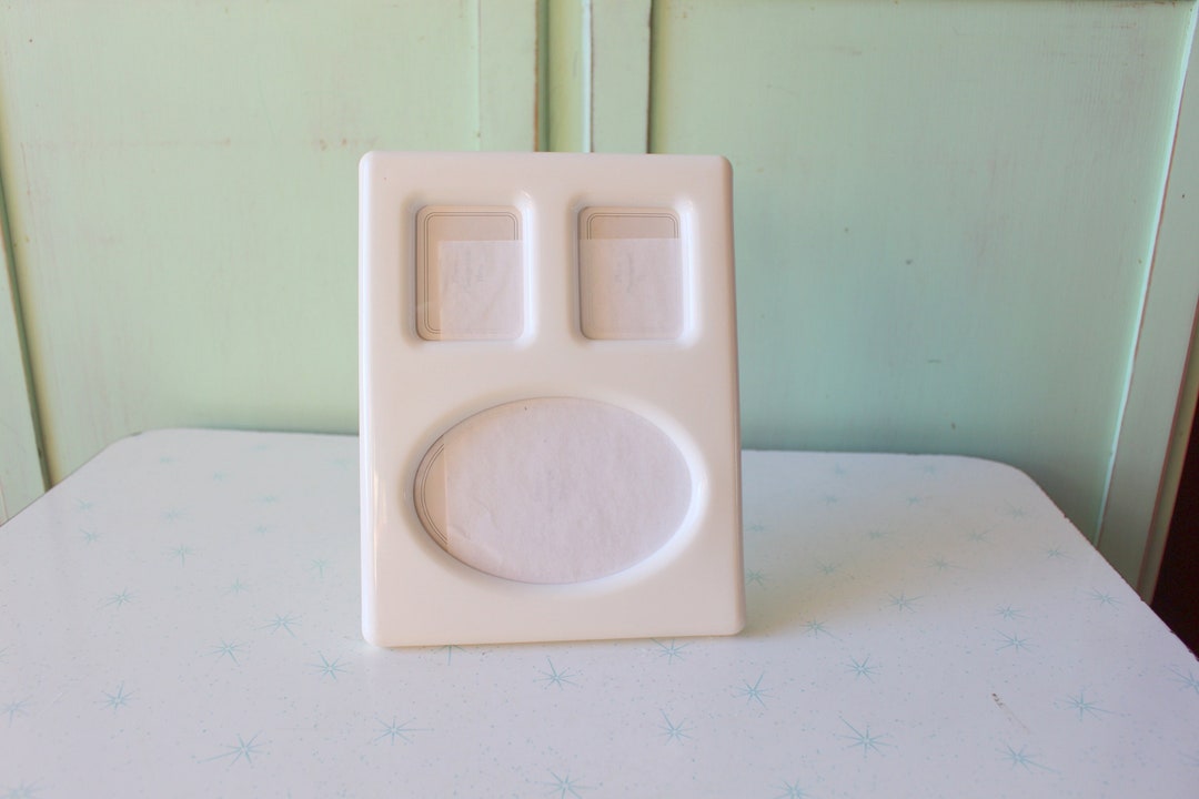 1990s White Plastic Multi Picture Frame: Retro Home Decor (9x7) - Etsy