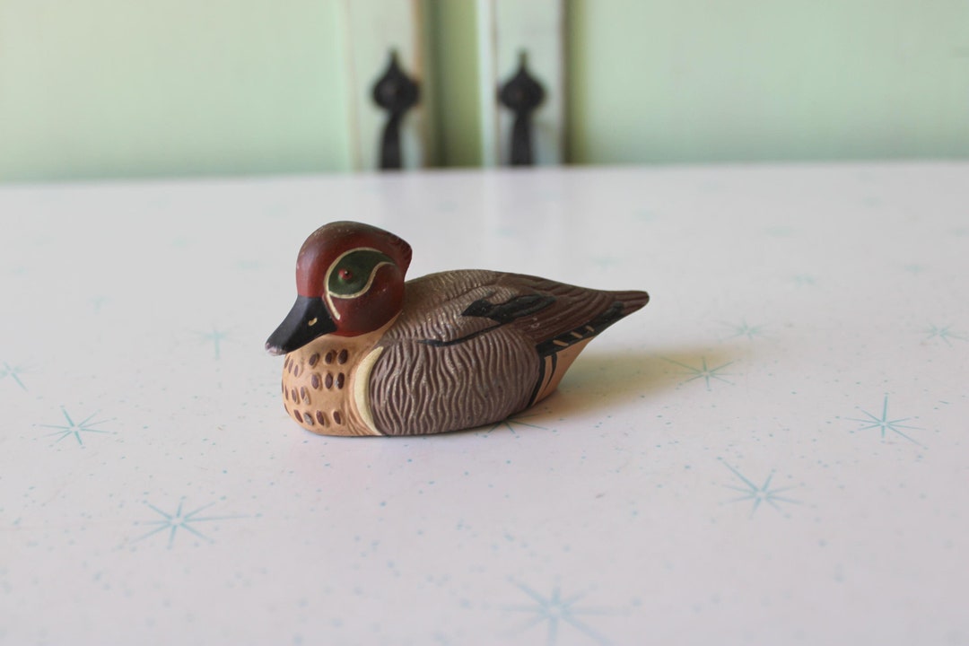 1984 Vintage Avon Duck Bird Mallard Figurine....80s. Country. Cabin ...