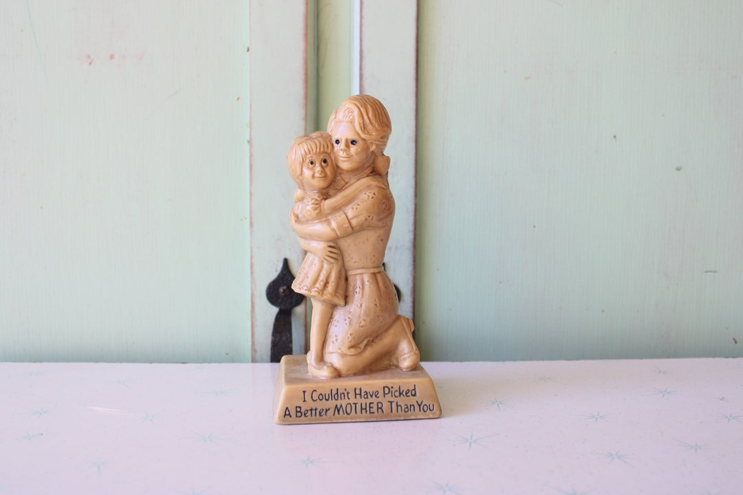 1970s Vintage Mother MOM Statue...retro Housewares. Mothers Day. 1 Mom ...
