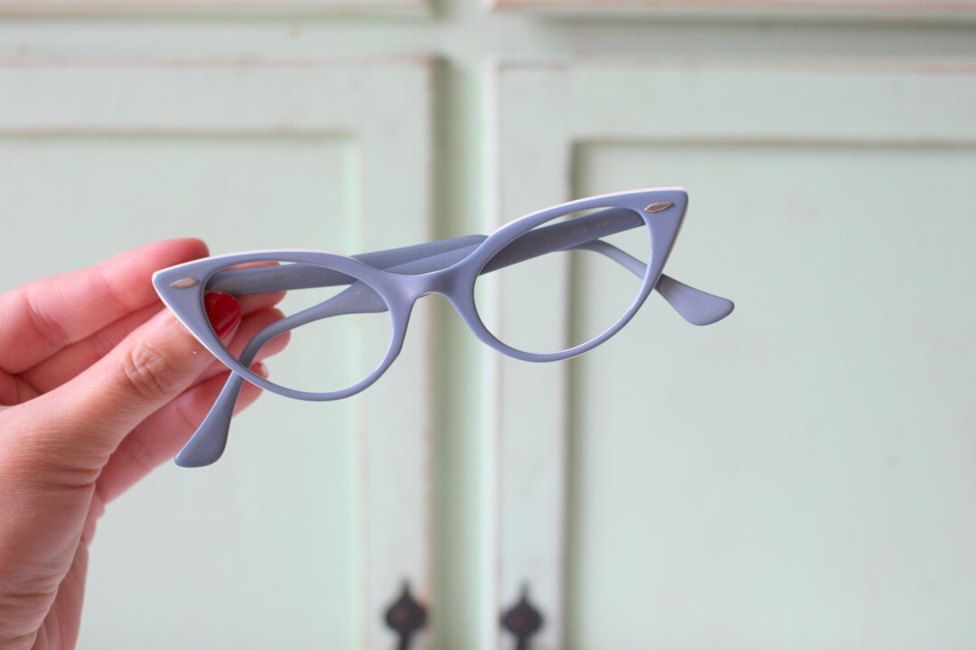 1950s 1960s Vintage CATEYE Winged Glasses....vintage Eyewear. Fancy ...