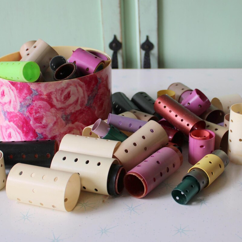 Vintage Hair Curlers - Etsy