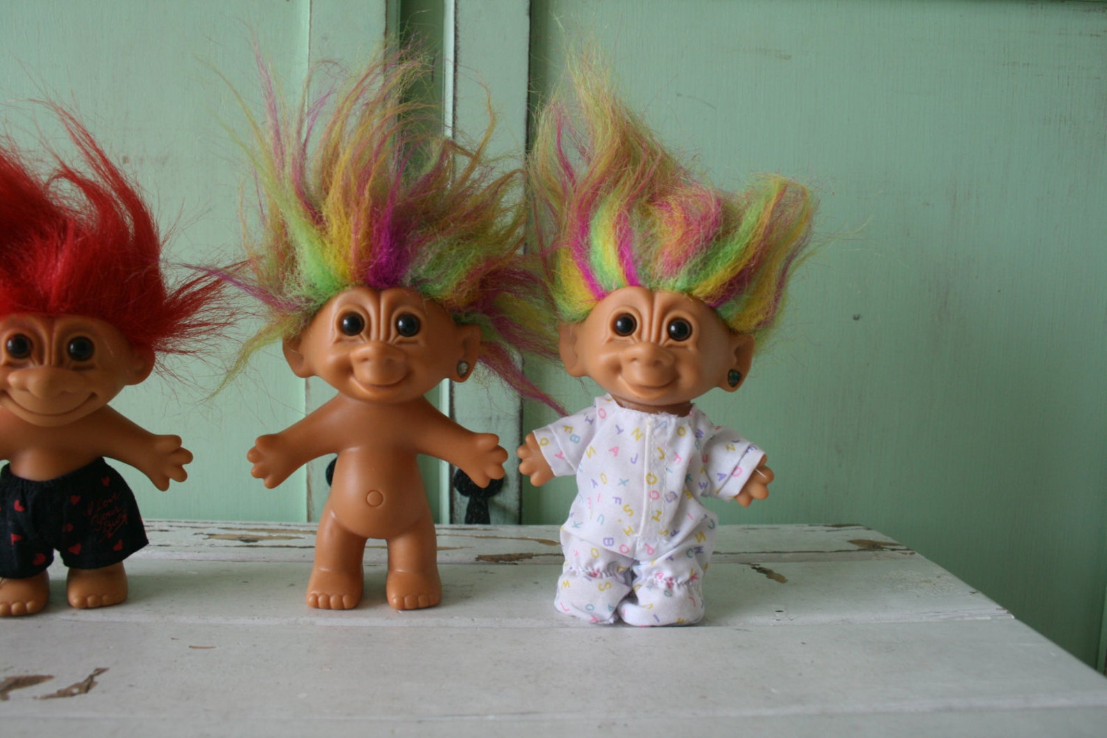 Vintage TROLLS Doll Set...doll. Collectible. Troll. 1980s. | Etsy