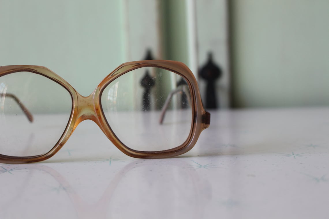 1960s Vintage MOD GIRL Glasses...rare. Womens Eyewear.twiggy. | Etsy