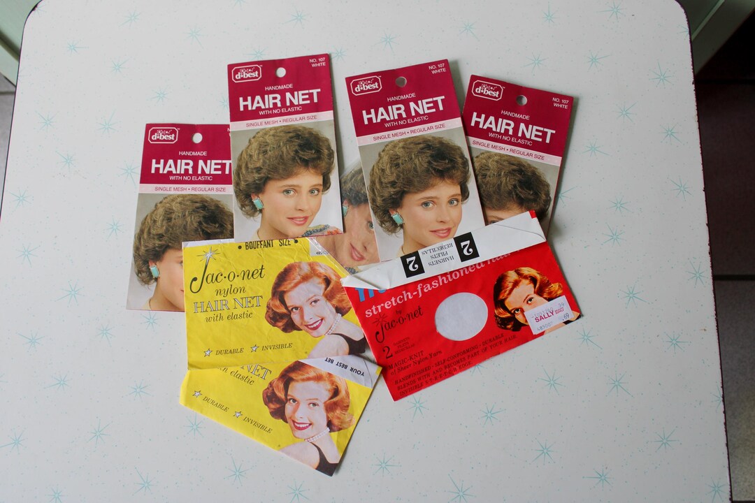 Vintage Hair Net Set: 1970s-80s Glam Hair Accessories - Etsy