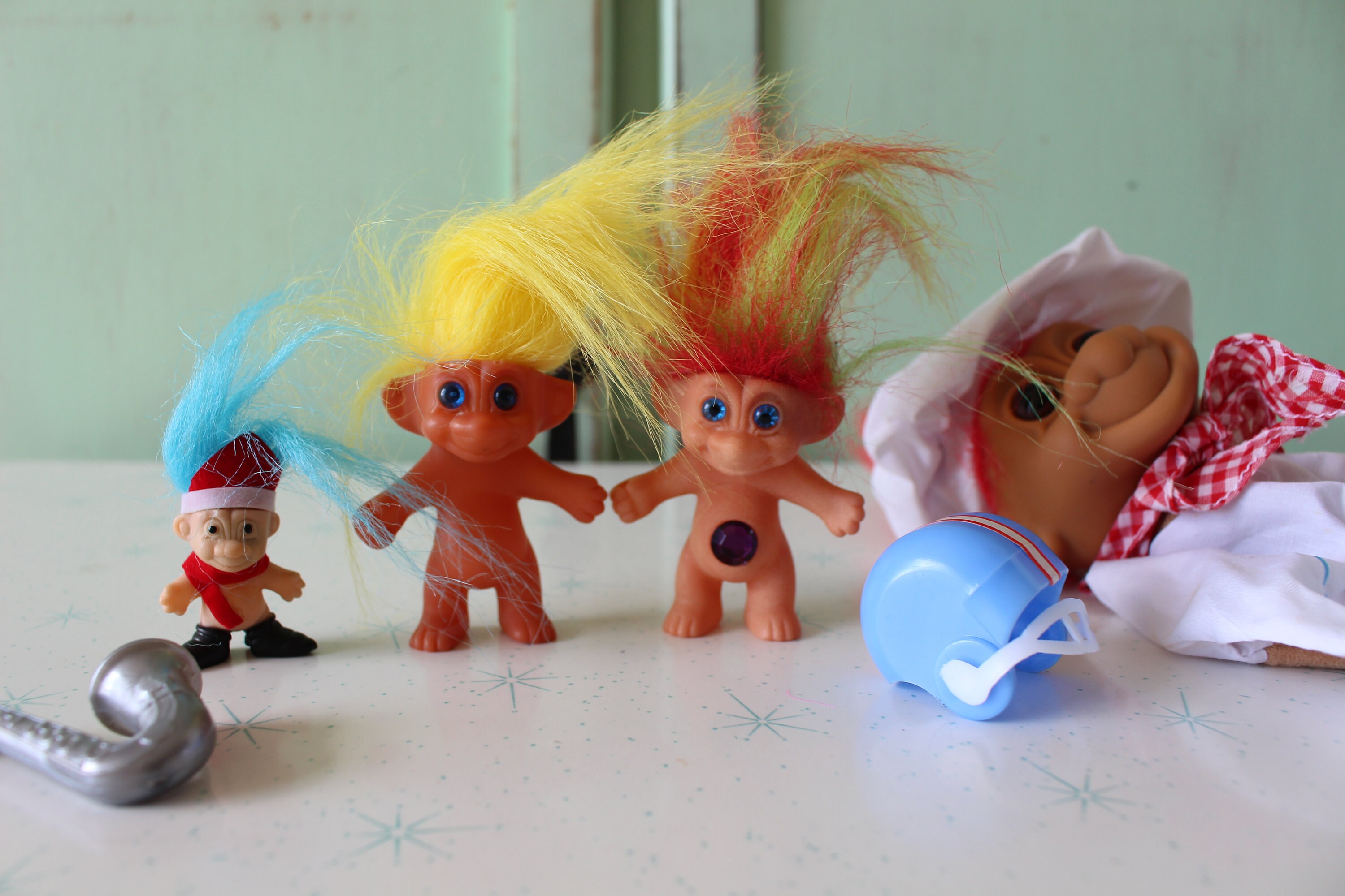 Vintage TROLLS Puppe Set... Puppe. Sammlerstück. Troll. 1980er | Etsy